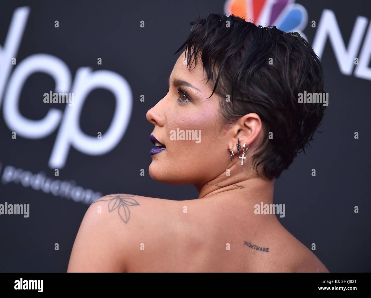 Halsey attending the Billboard Music Awards 2019 at the MGM Grand ...