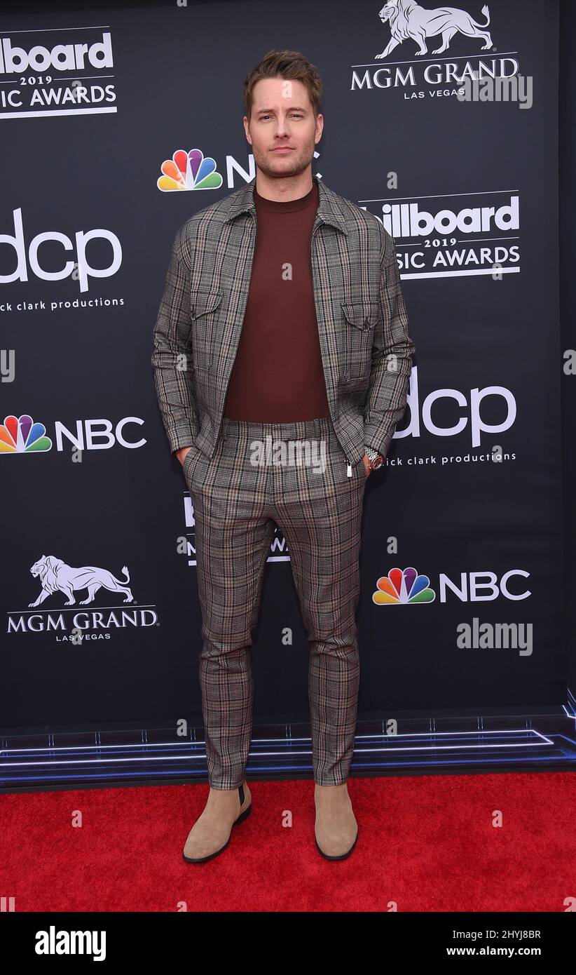 Justin Hartley attending the Billboard Music Awards 2019 at the MGM ...