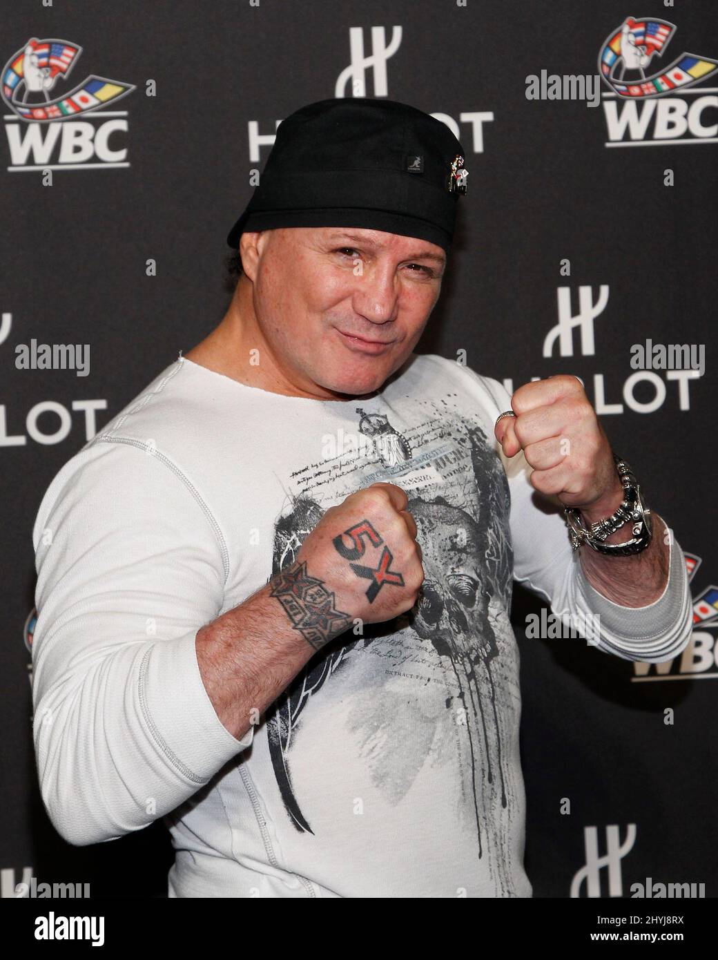 Vinny Paz arriving at the Hublot Night of Champions Gala Dinner to ...