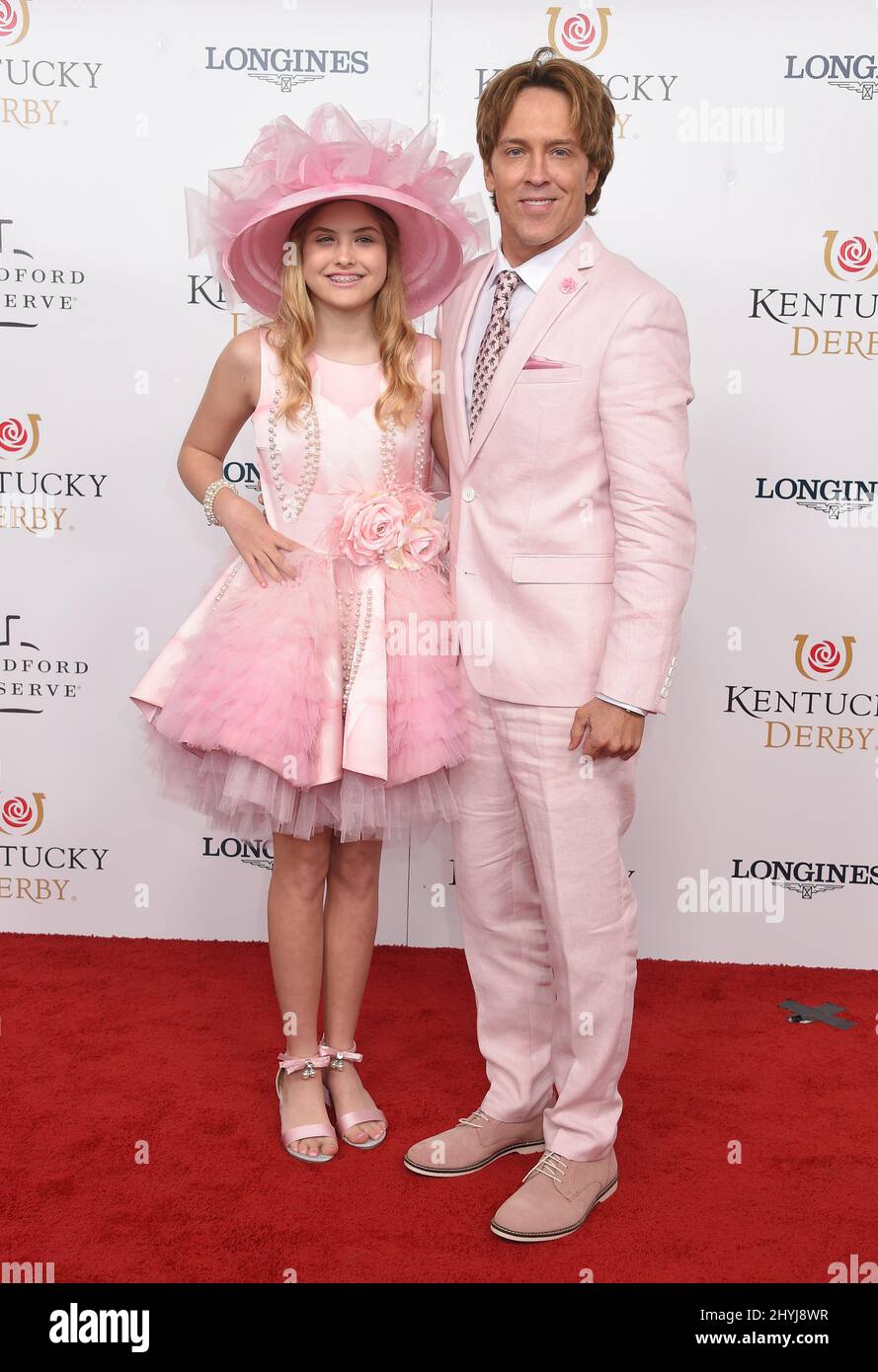 Dannielynn Birkhead and Larry Birkhead at the 2019 Kentucky Derby held ...