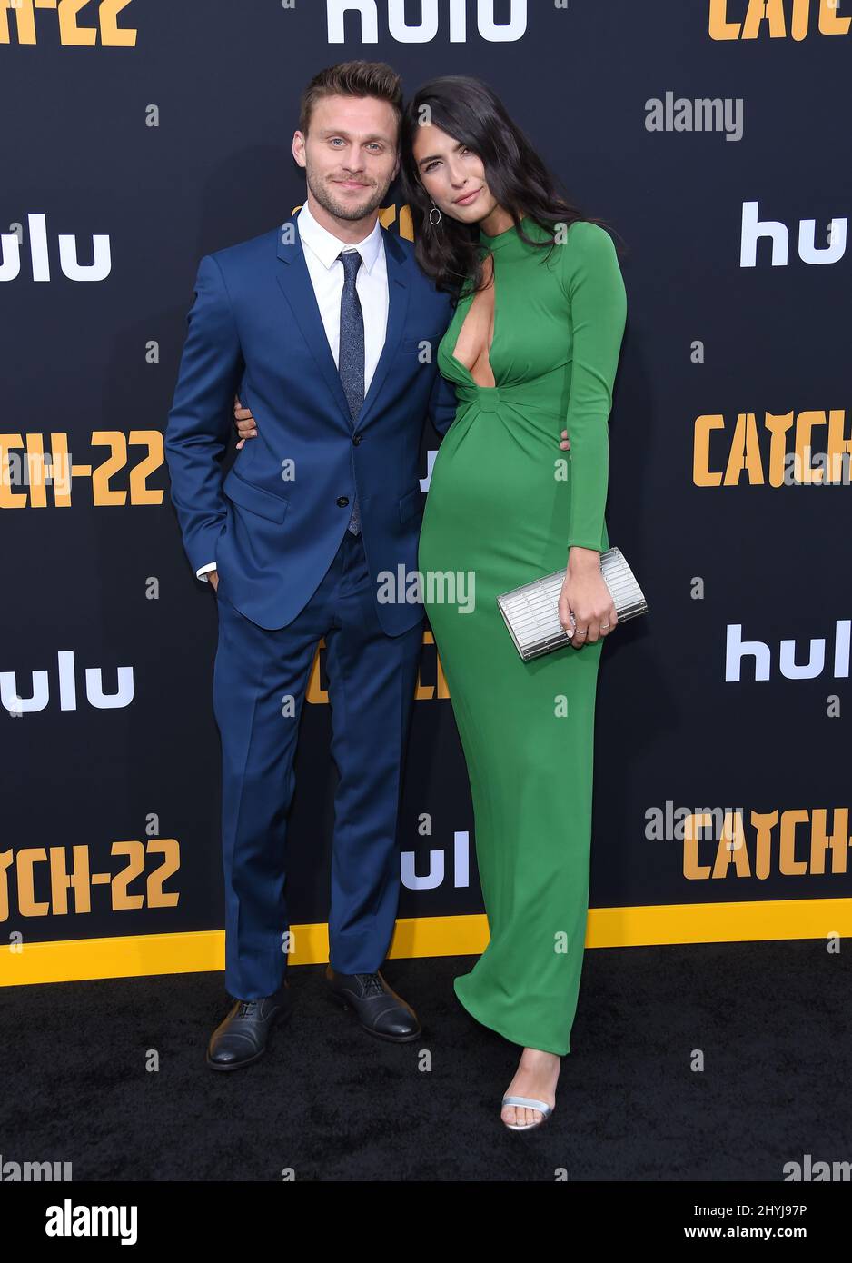 Jon Rudnitsky and Courtney Grant at Hulu's "Catch-22" U.S. premiere ...