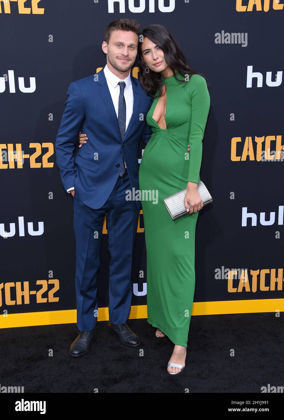 Jon Rudnitsky and Courtney Grant at Hulu's "Catch-22" U.S. premiere ...