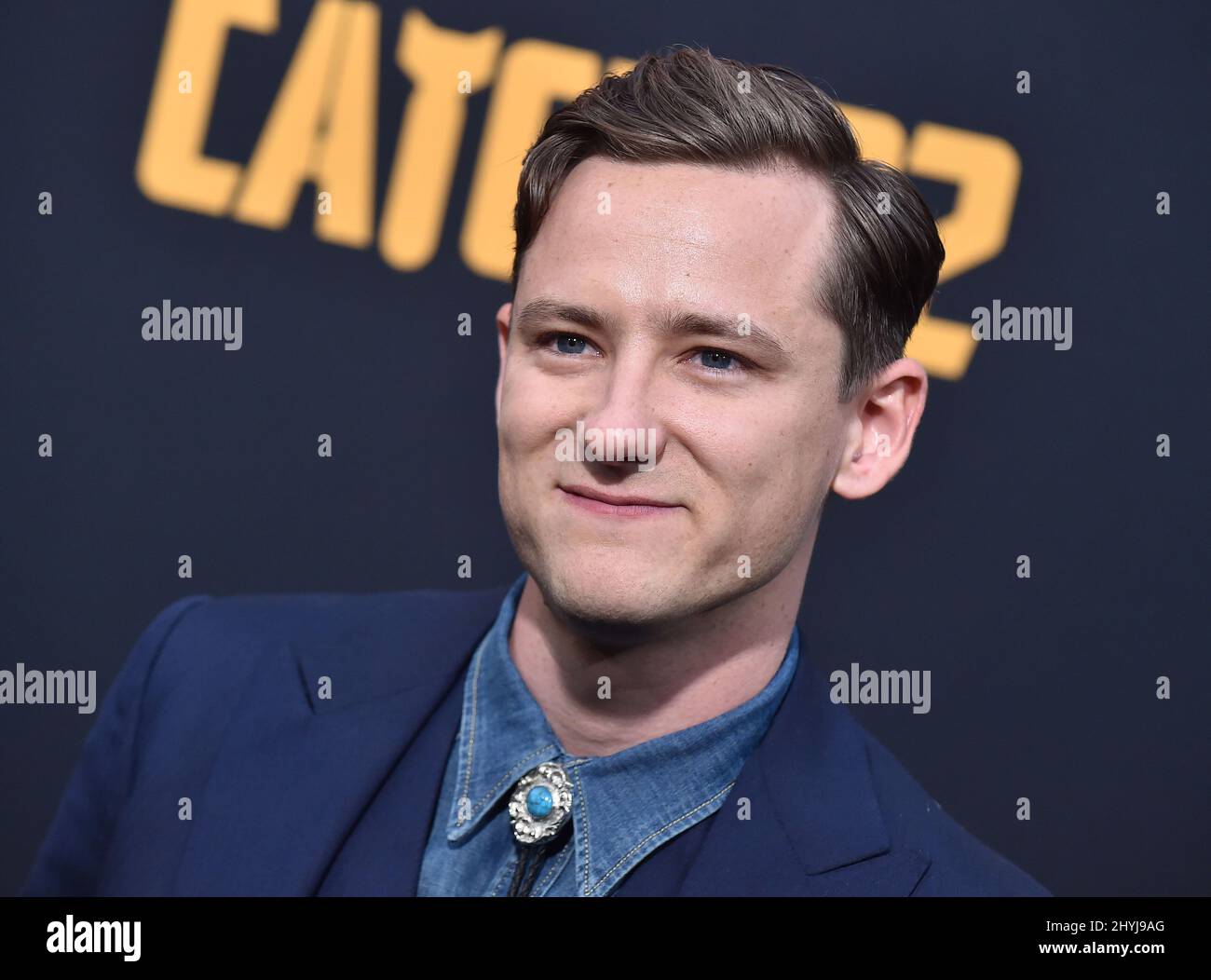 Lewis Pullman at Hulu's "Catch-22" U.S. premiere held at the TCL ...
