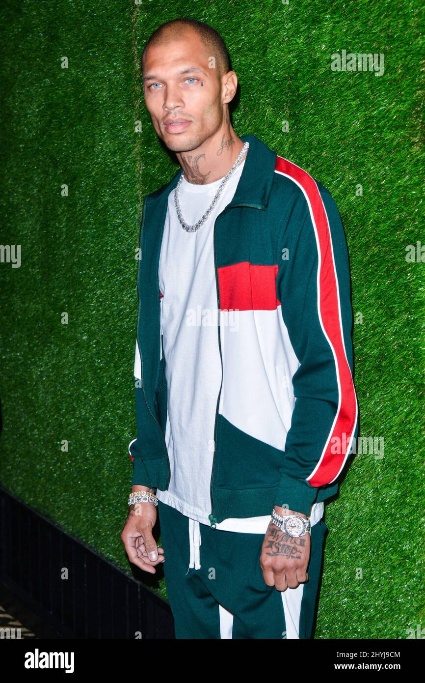 Jeremy Meeks attending the Fashion Nova X Cardi B Collection Launch ...