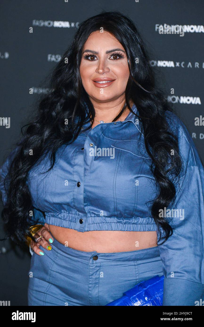 Mercedes Javid attending the Fashion Nova X Cardi B Collection Launch ...