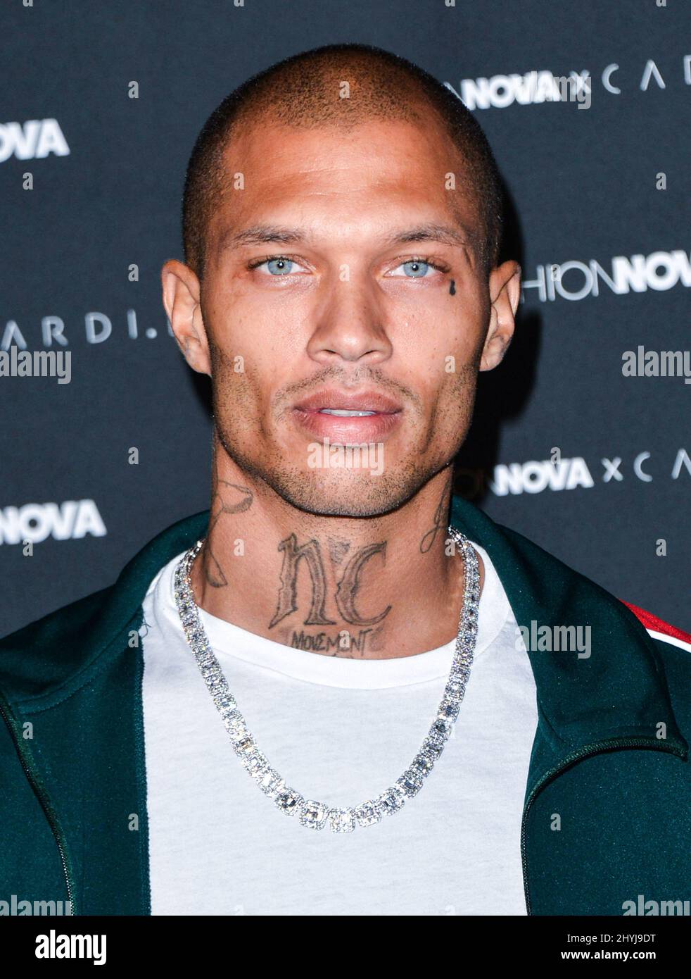 Jeremy Meeks attending the Fashion Nova X Cardi B Collection Launch ...