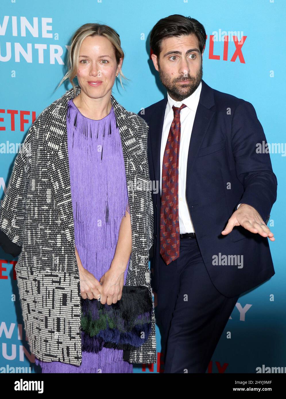 Jason Schwartzman & wife Brady Cunningham attending the 'Wine Country ...
