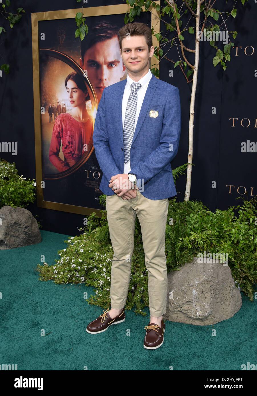 Ty Simpkin attending the Tolkien Los Angeles Premiere held at the ...
