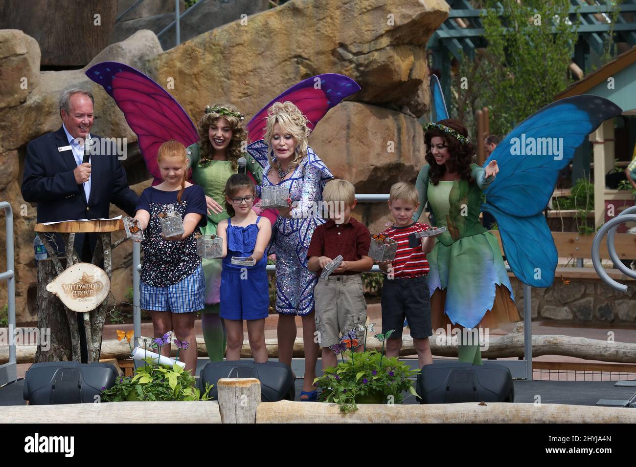 Dolly Partonduring the officially opened Wildwood Grove today, the ...
