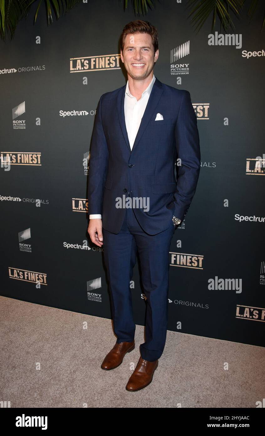 Ryan McPartlin attending the world premiere of L.A.'s Finest, held in ...
