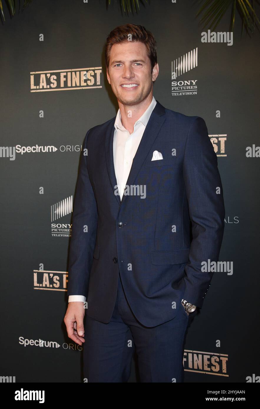Ryan McPartlin attending the world premiere of L.A.'s Finest, held in ...