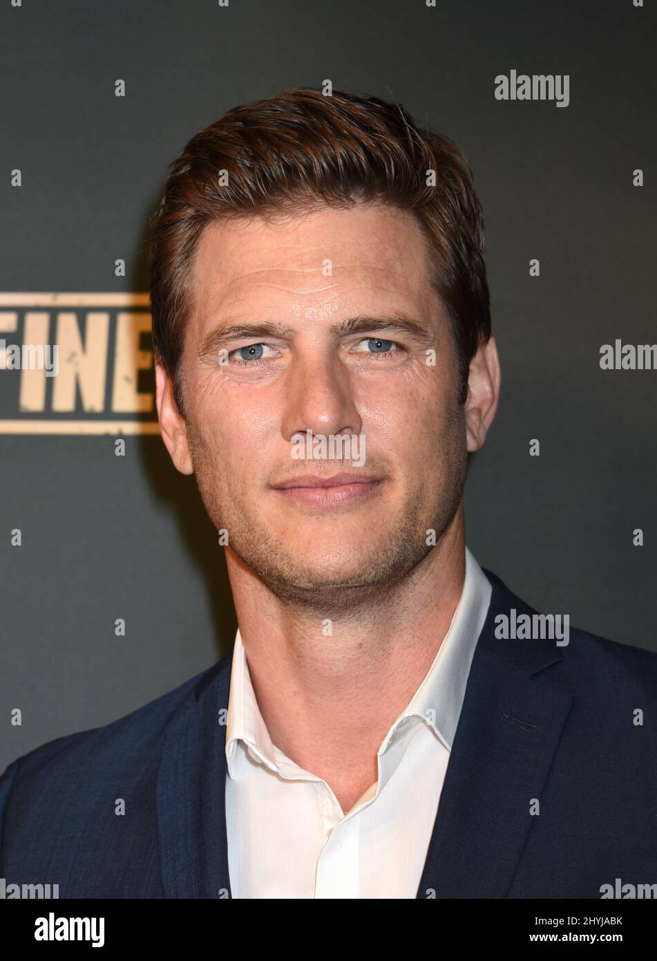 Ryan McPartlin attending the world premiere of L.A.'s Finest, held in ...