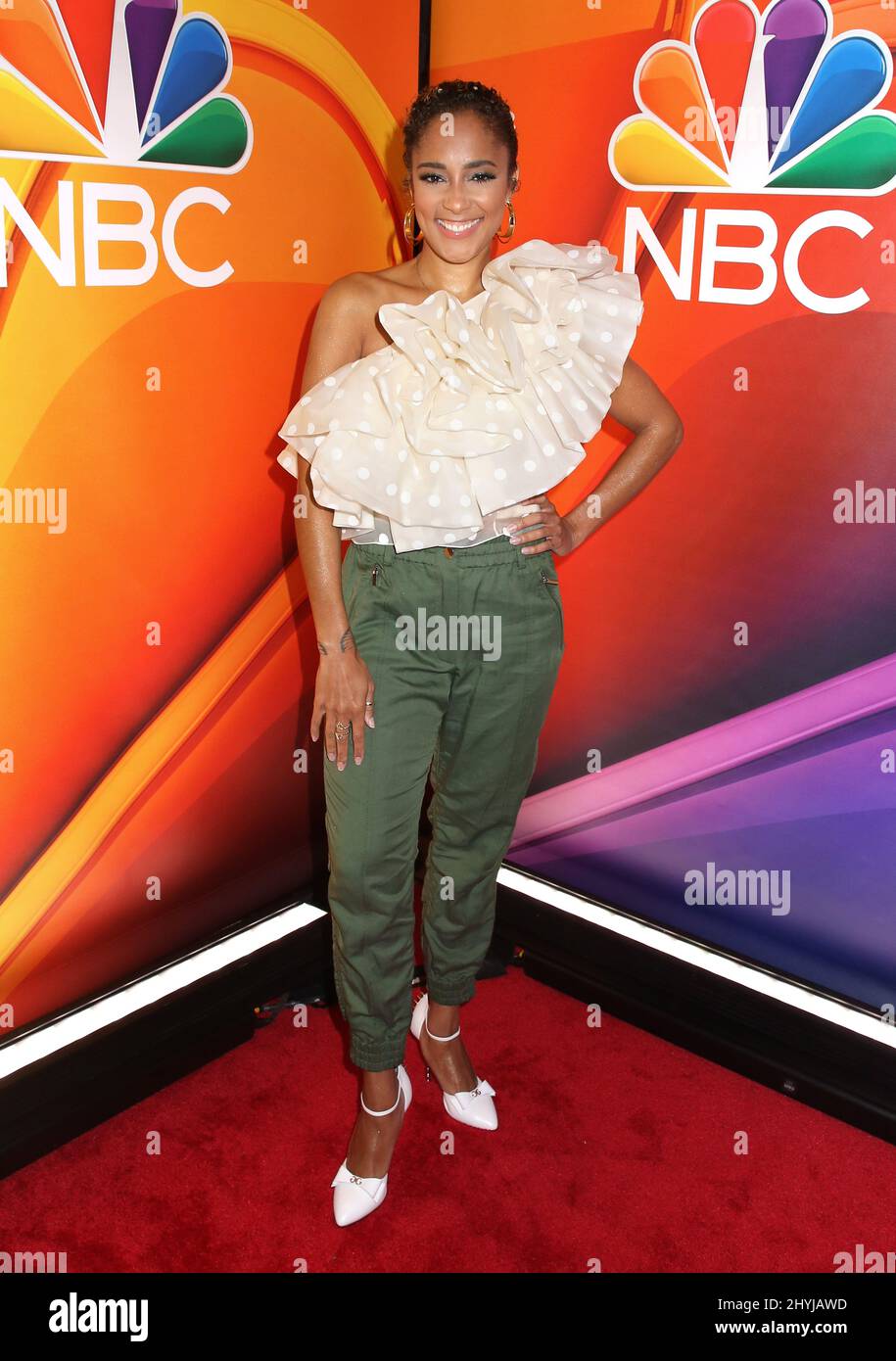 Amanda Sales attending the NBC 2019 Upfront held at The Four Seasons ...