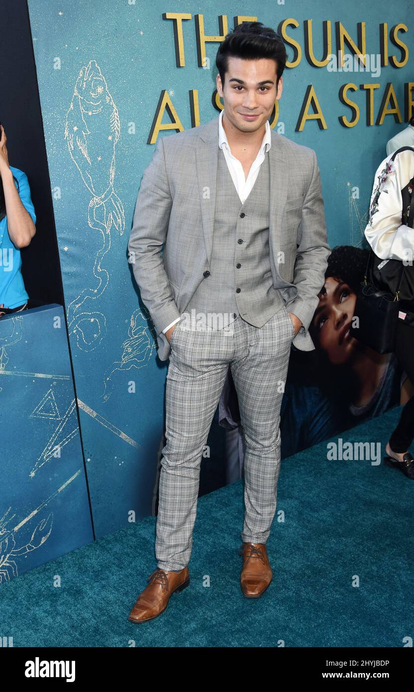 Drew Ray Tanner attending The Sun Is Also A Star World Premiere in Los ...