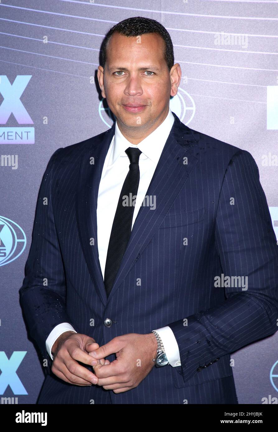 Alex Rodriguez attending Fox Networks Upfront in New York Stock Photo ...