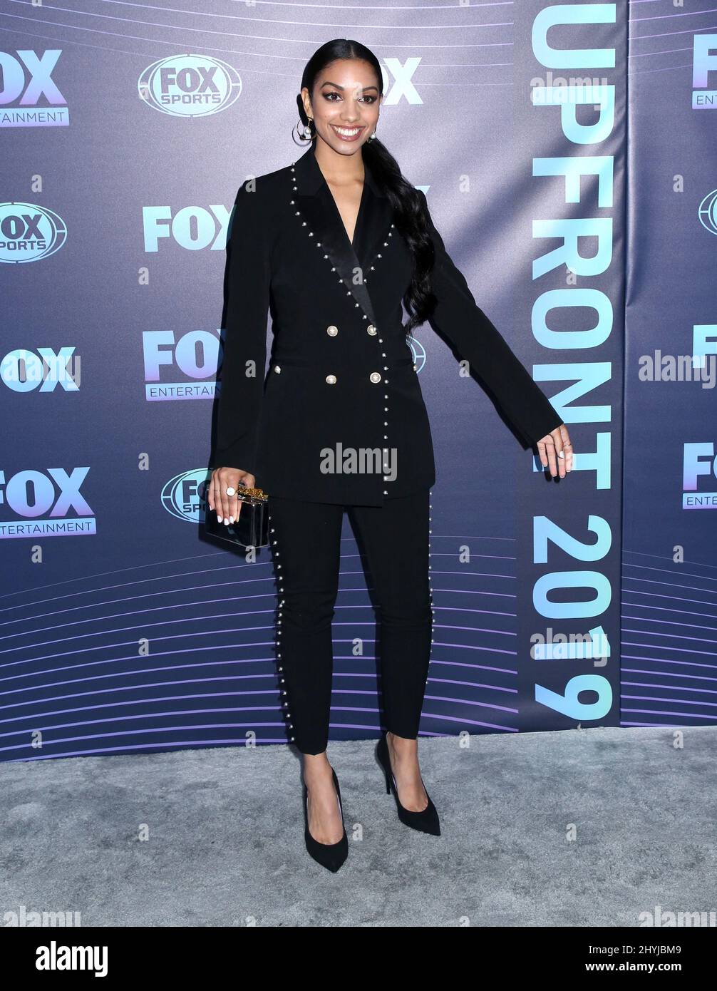 Corinne Foxx attending Fox Networks Upfront in New York Stock Photo - Alamy