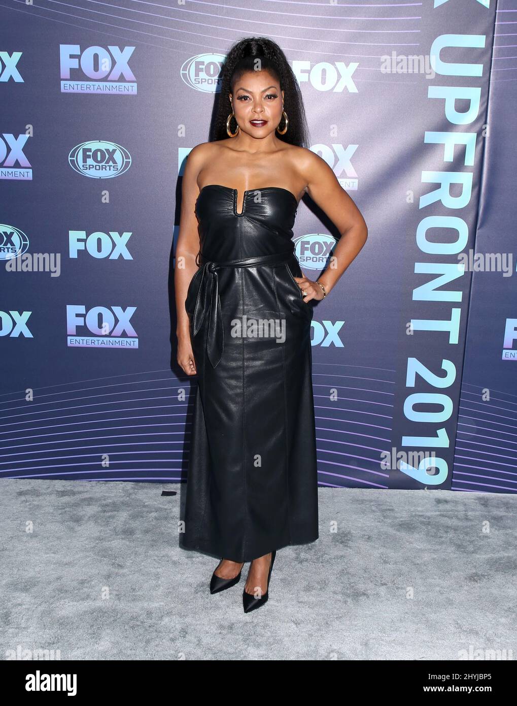 Taraji P. Henson attending Fox Networks Upfront in New York Stock Photo ...