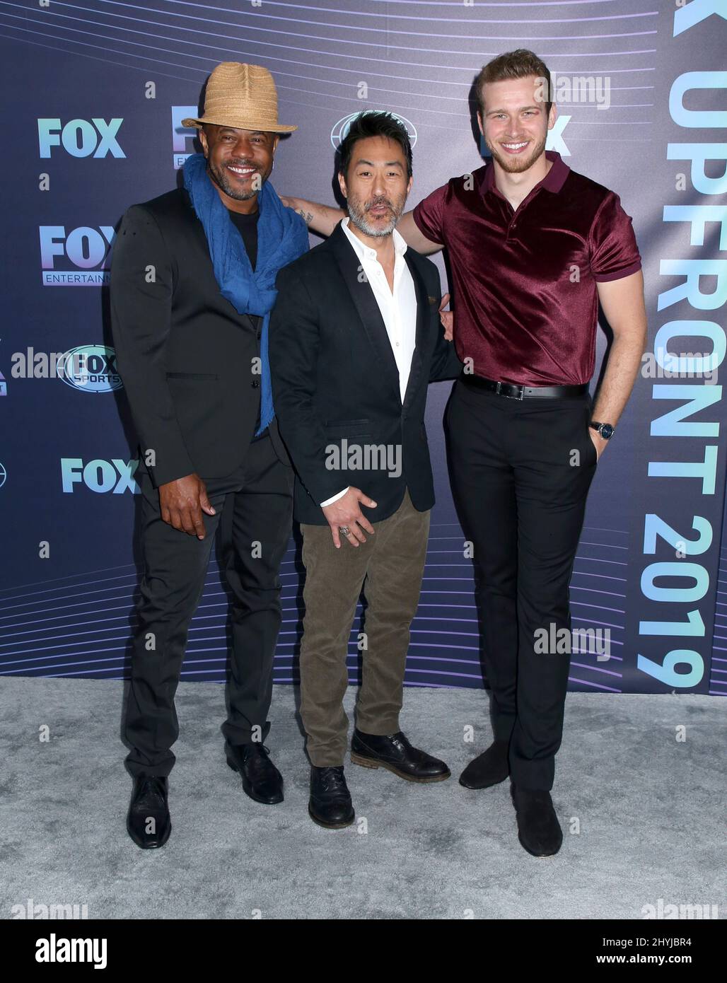 Rockmond Dunbar, Kenneth Choi & Oliver Stark attending Fox Networks ...