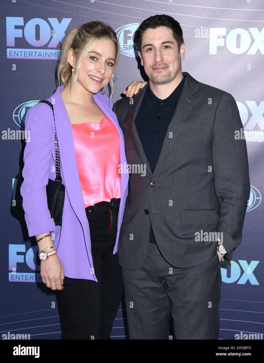 Jenny Mollen Jason Biggs Attending Fox Networks Upfront In New York