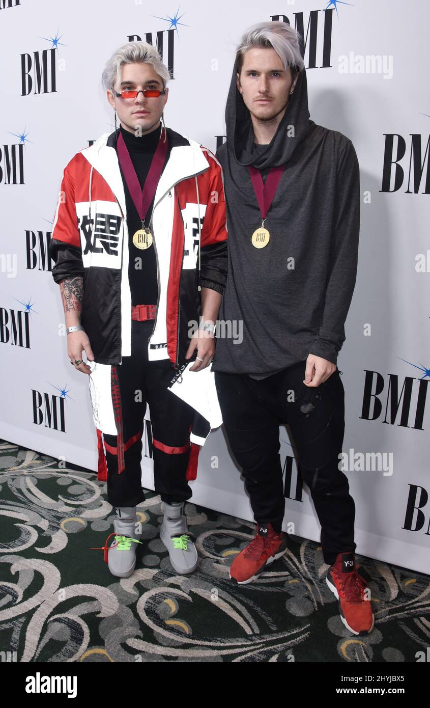 Kyle Trewartha and Michael Trewartha at the 2019 BMI Pop Awards held at ...