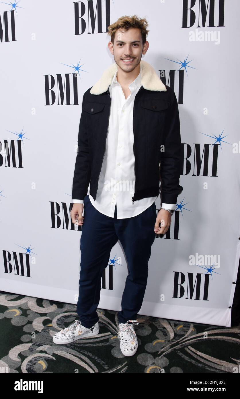 Nick Hissom at the 2019 BMI Pop Awards held at the Beverly Wilshire ...