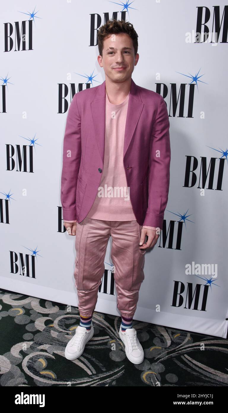 Charlie Puth at the 2019 BMI Pop Awards held at the Beverly Wilshire ...