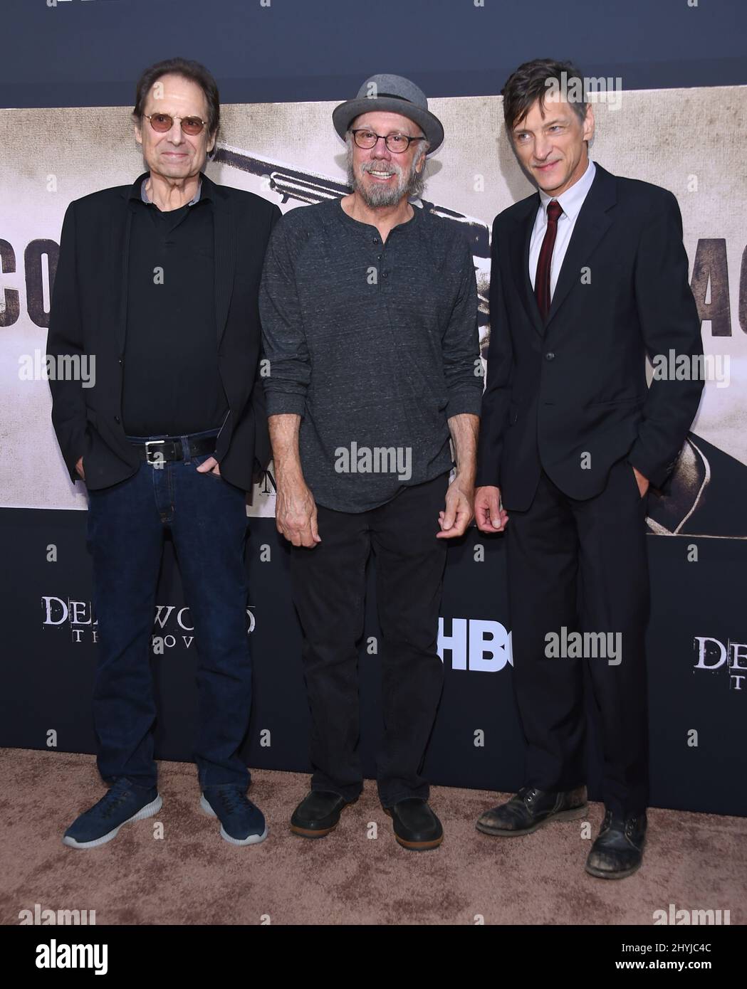David Milch and John Hawkes at HBO Films' "Deadwood" Los Angeles ...