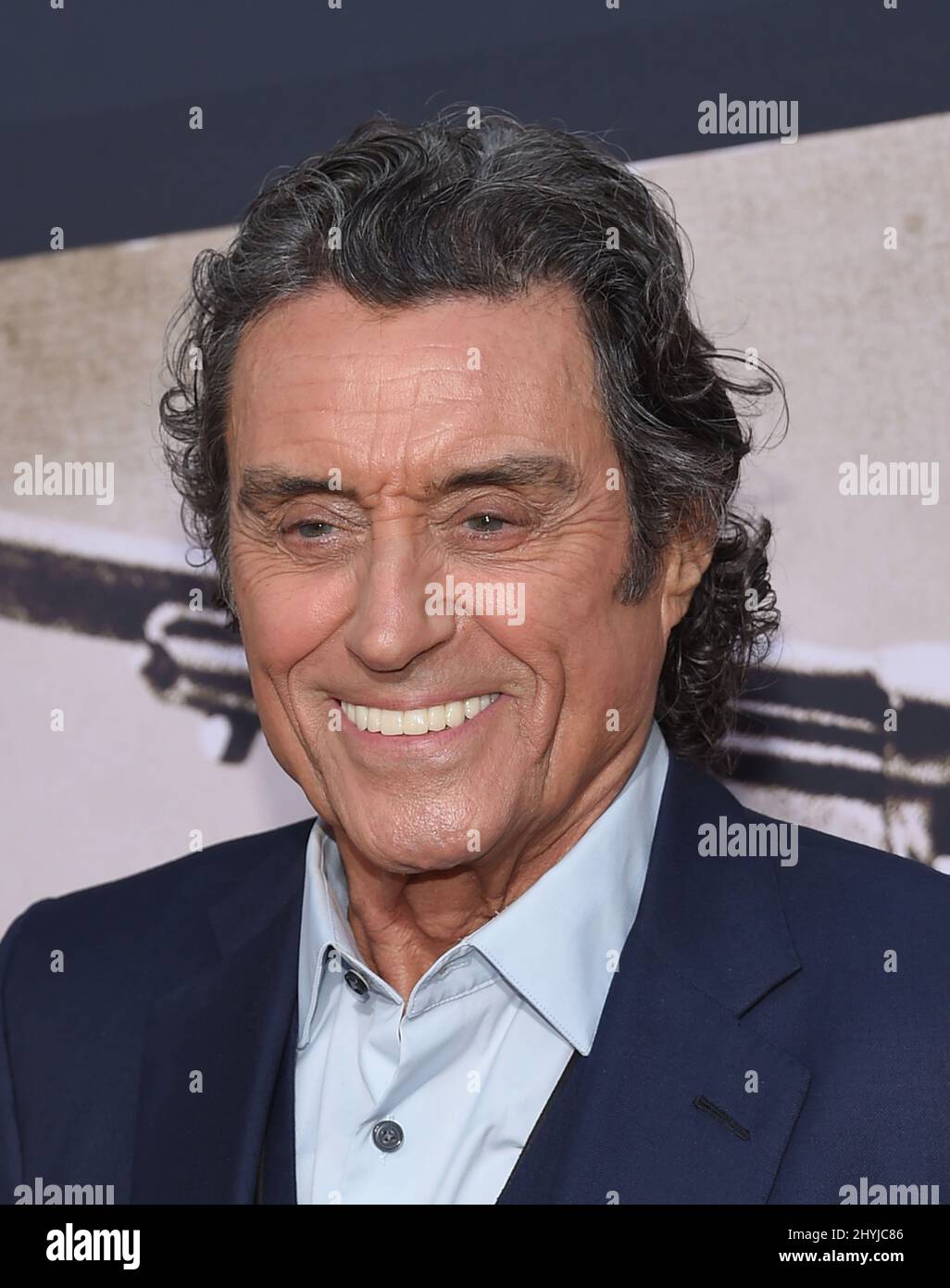 Ian McShane at HBO Films' "Deadwood" Los Angeles premiere held at the ...