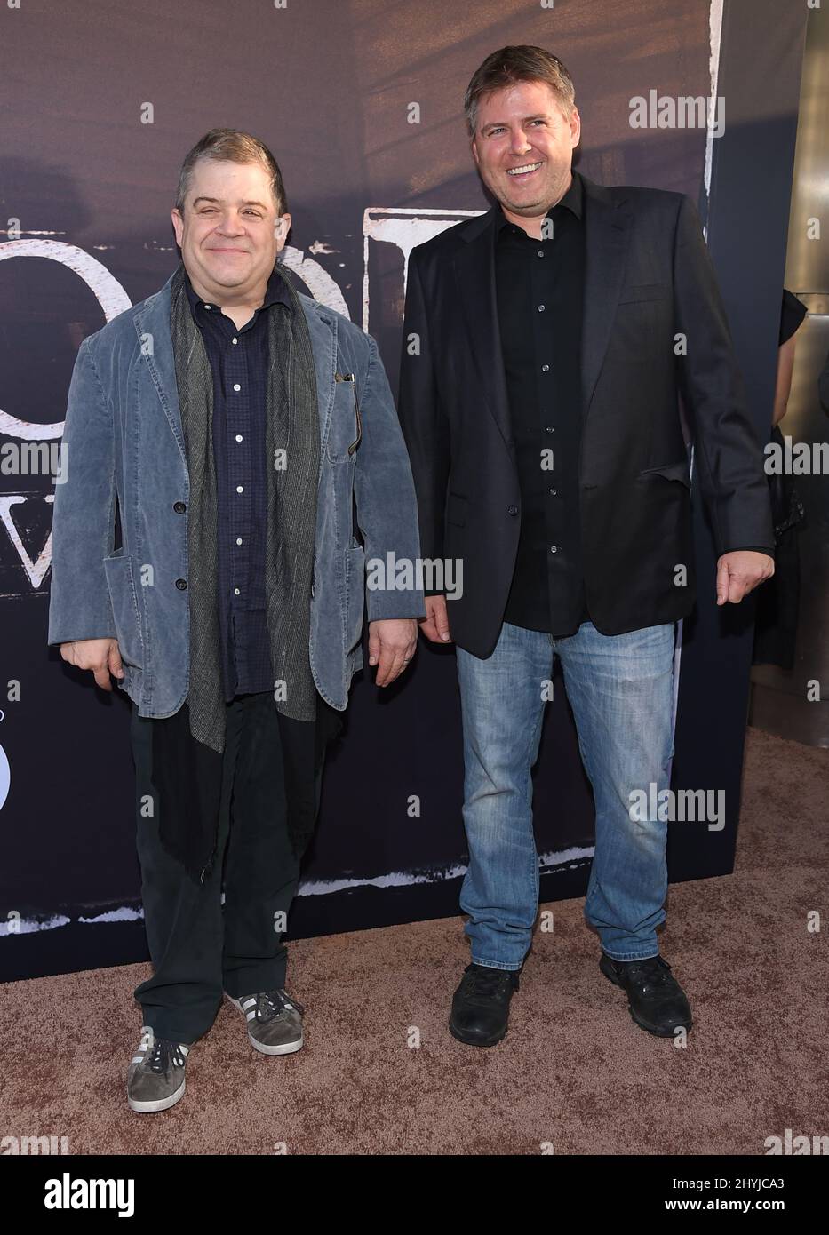 Patton Oswalt And Matt Oswalt At Hbo Films Deadwood Los Angeles Premiere Held At The Cinerama