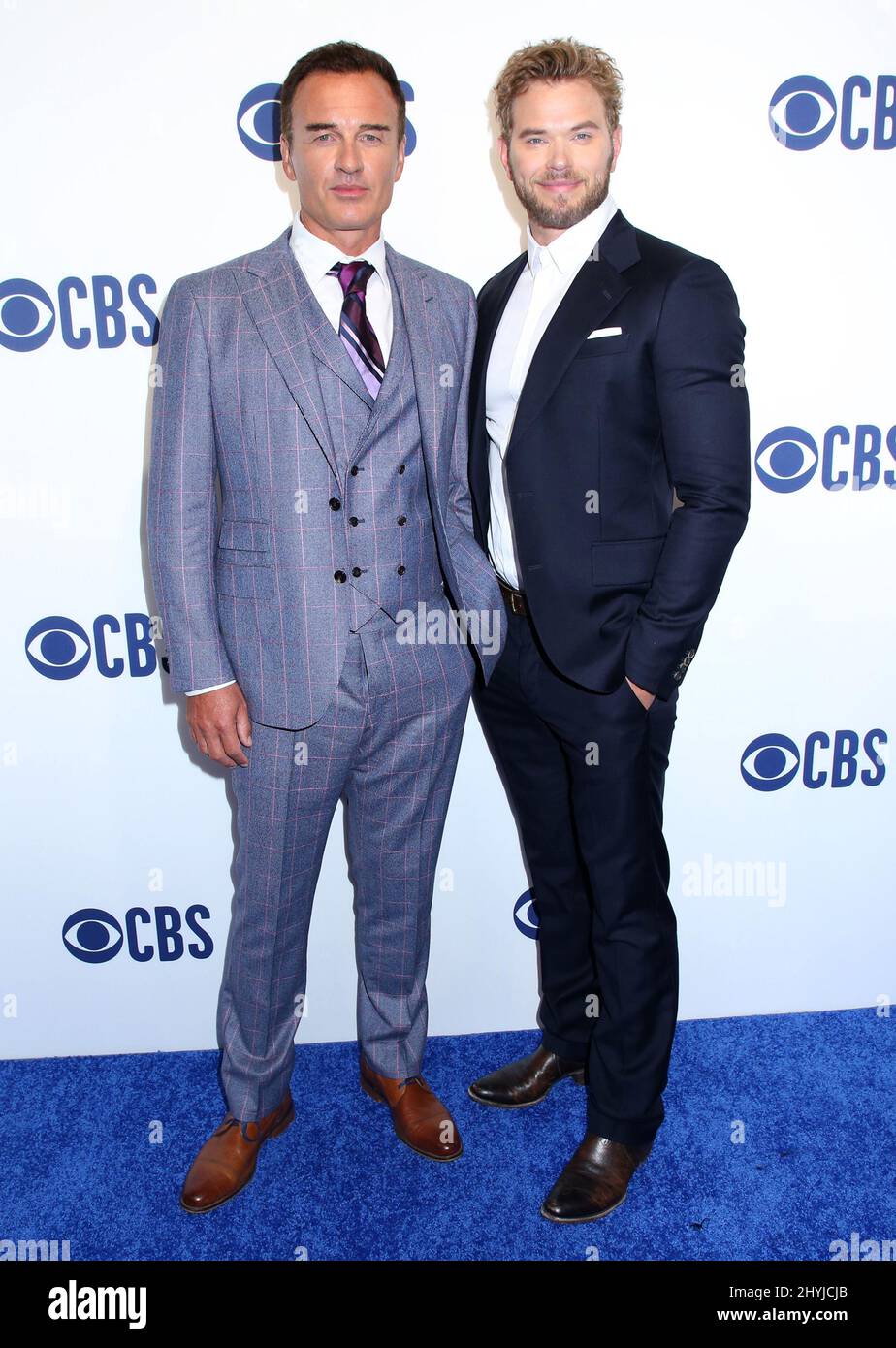 Julian McMahon & Kellan Lutz attending the CBS 2019 Upfront held at ...
