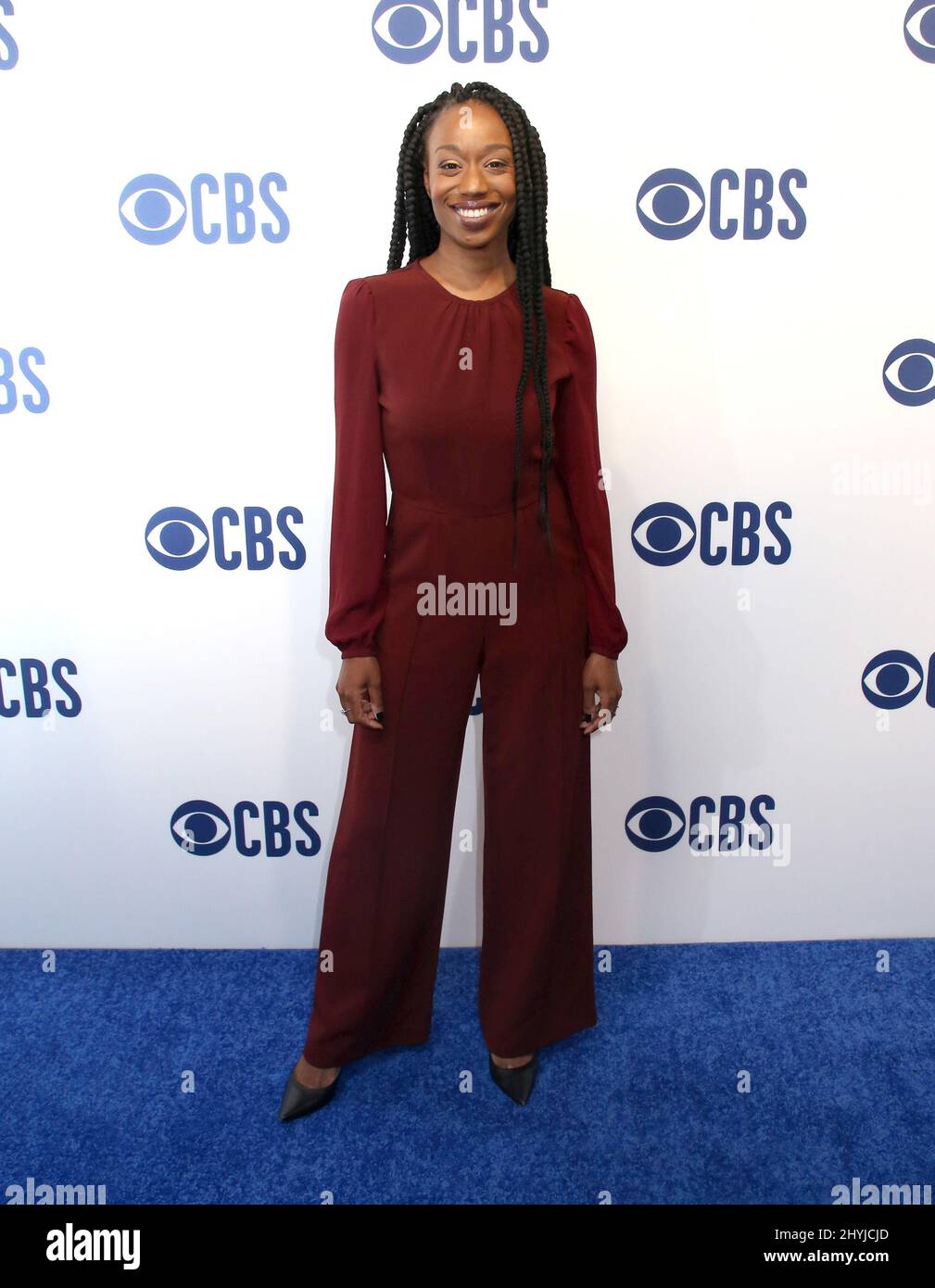 Maya Lynne Robinson attending the CBS 2019 Upfront held at Todd English ...