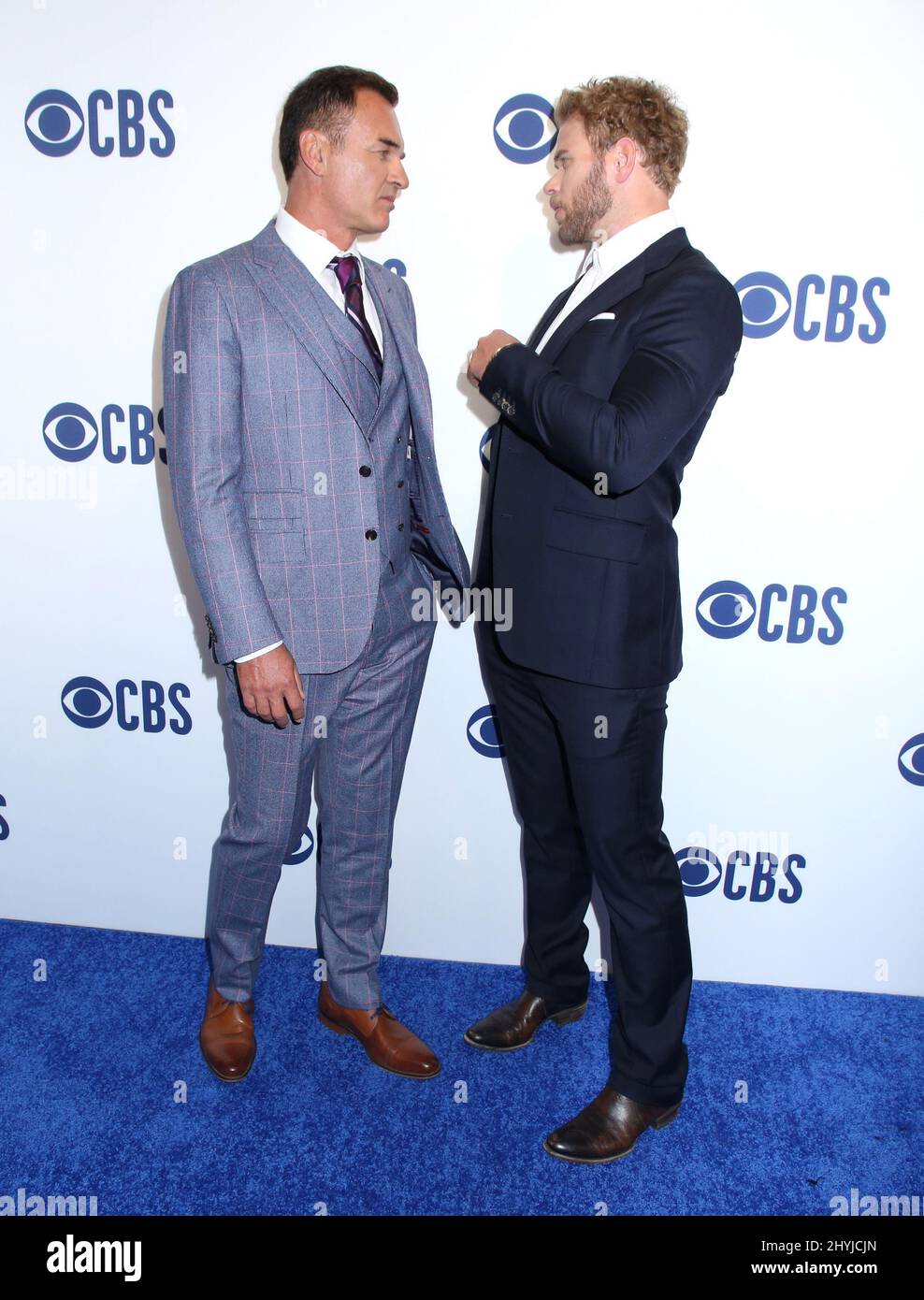 Julian McMahon & Kellan Lutz attending the CBS 2019 Upfront held at ...