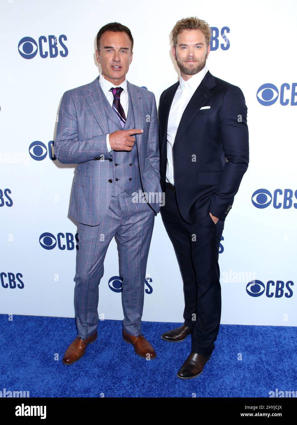 Julian McMahon & Kellan Lutz attending the CBS 2019 Upfront held at ...