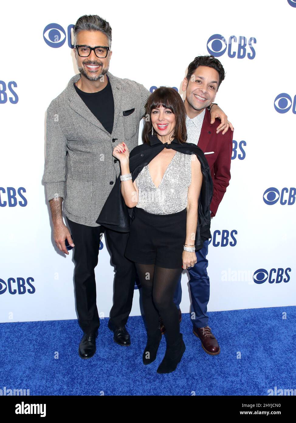Jaime Camil, Natasha Leggero & Izzy Diaz attending the CBS 2019 Upfront ...