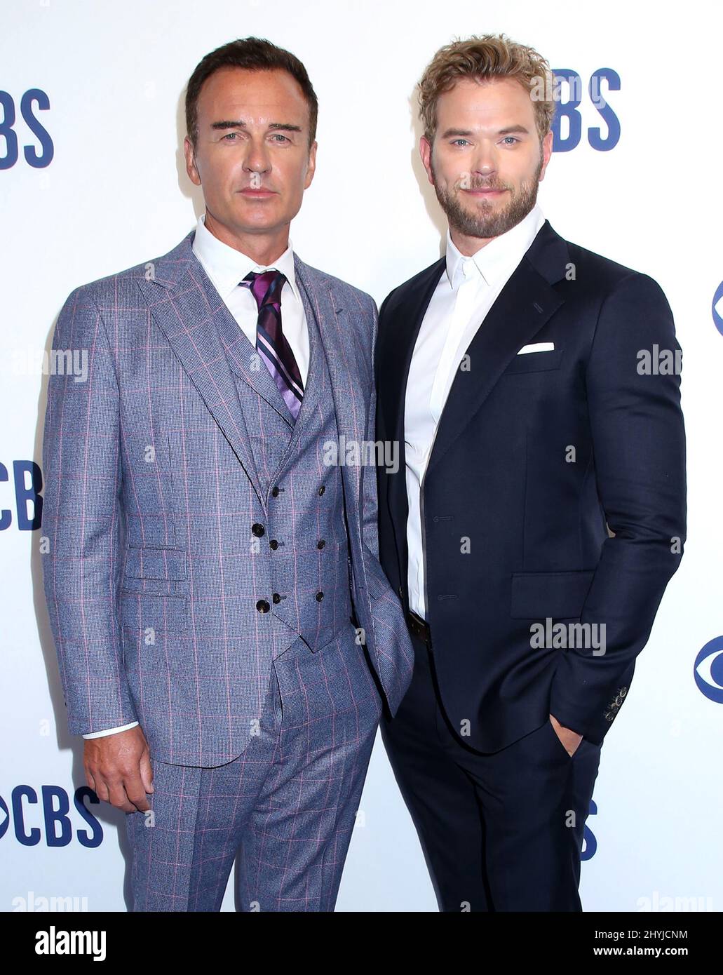 Julian McMahon & Kellan Lutz attending the CBS 2019 Upfront held at ...
