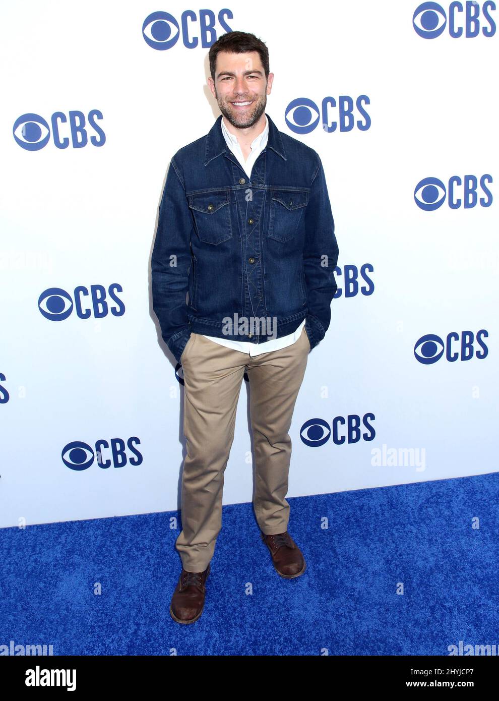 Max Greenfield attending the CBS 2019 Upfront held at Todd English Food ...