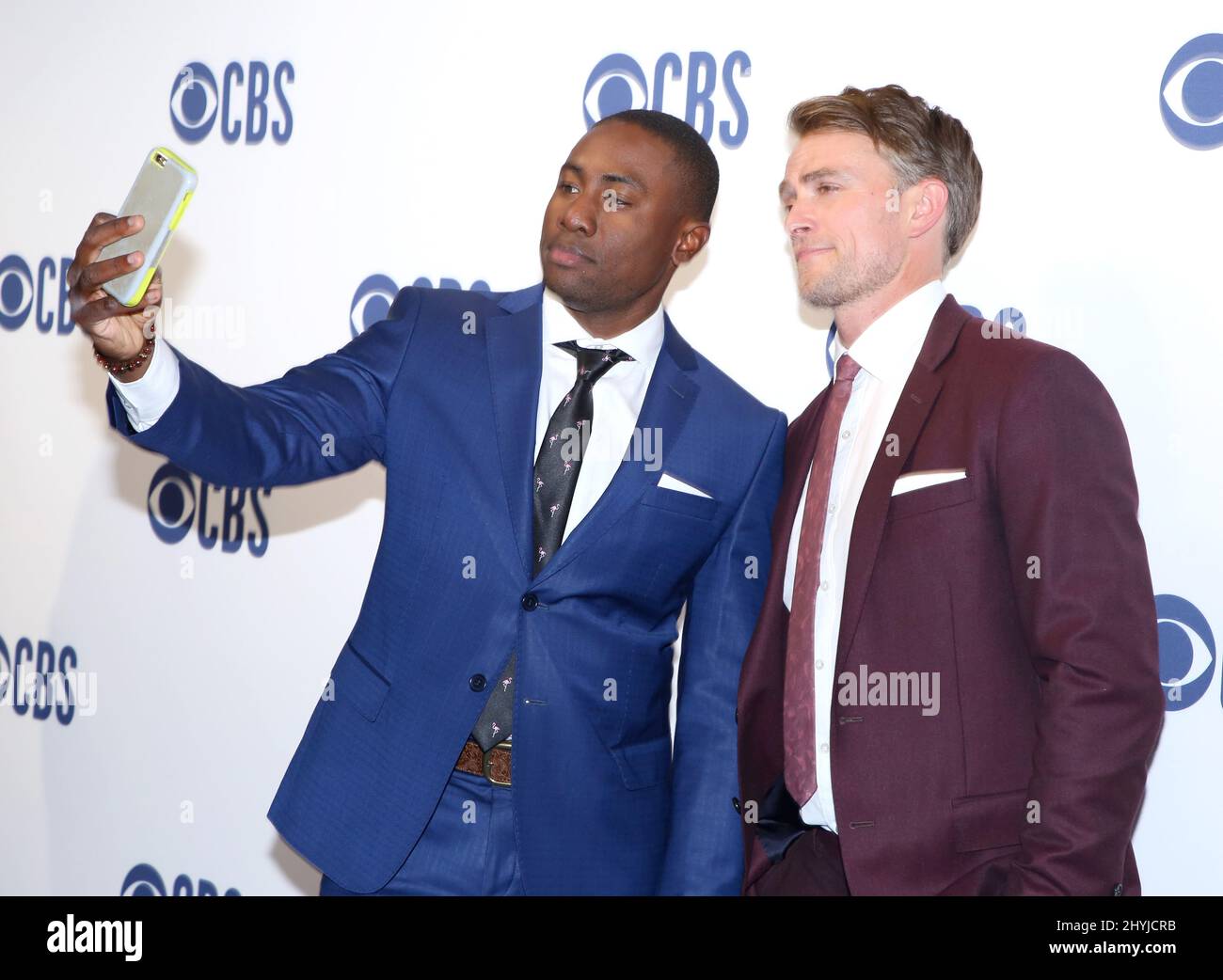 J. Alex Brinson & Wilson Bethel attending the CBS 2019 Upfront held at ...