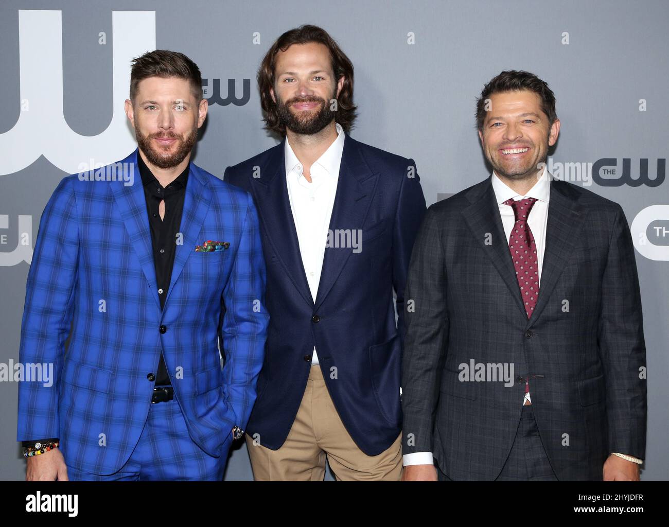 Jared Padalecki, Misha Collins & Jensen Ackles attending The CW Network ...