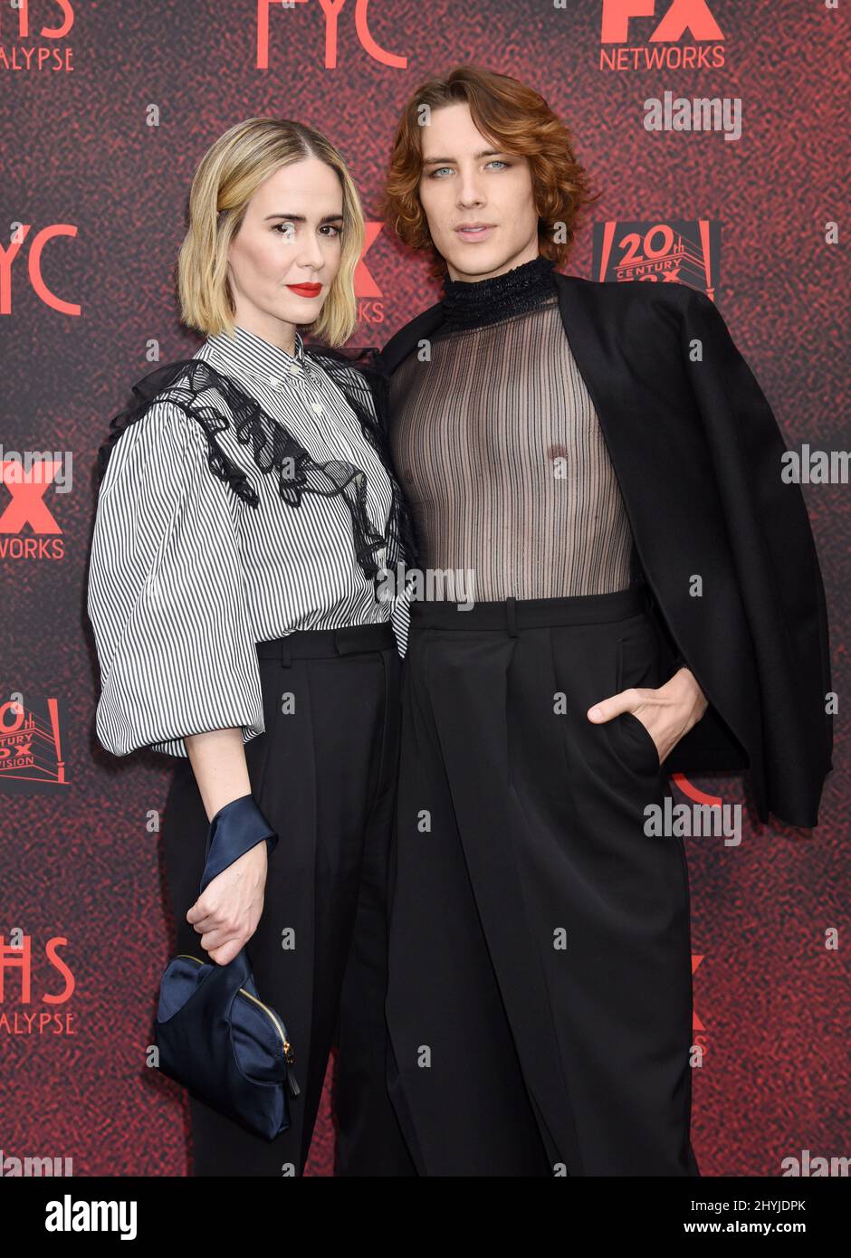 Sarah Paulson and Cody Fern at the "American Horror Story: Apocalypse ...