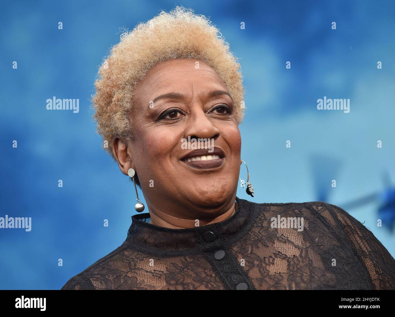 CCH Pounder arriving to the 'Godzilla: King of the Monsters' Stock ...