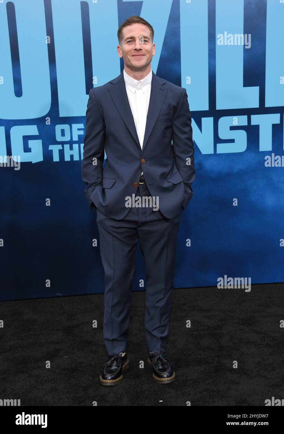 Zach Shields arriving to the 'Godzilla: King of the Monsters' Stock ...
