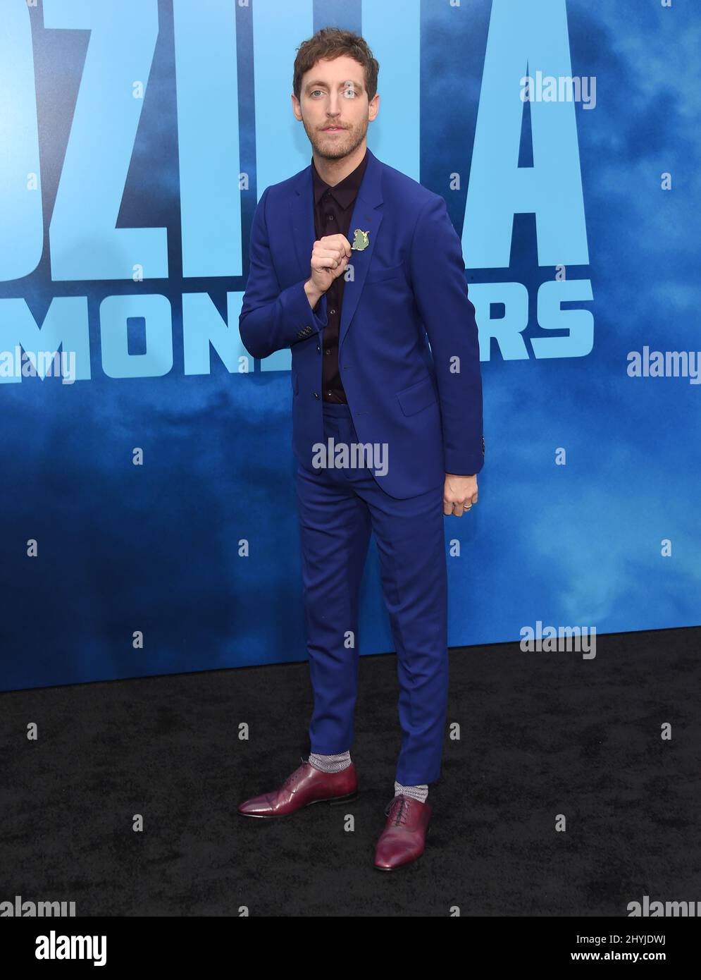 Thomas Middleditch arriving to the 'Godzilla: King of the Monsters ...