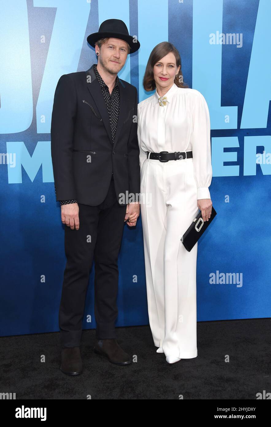 Vera Farmiga and Renn Hawkey arriving to the 'Godzilla: King of the ...