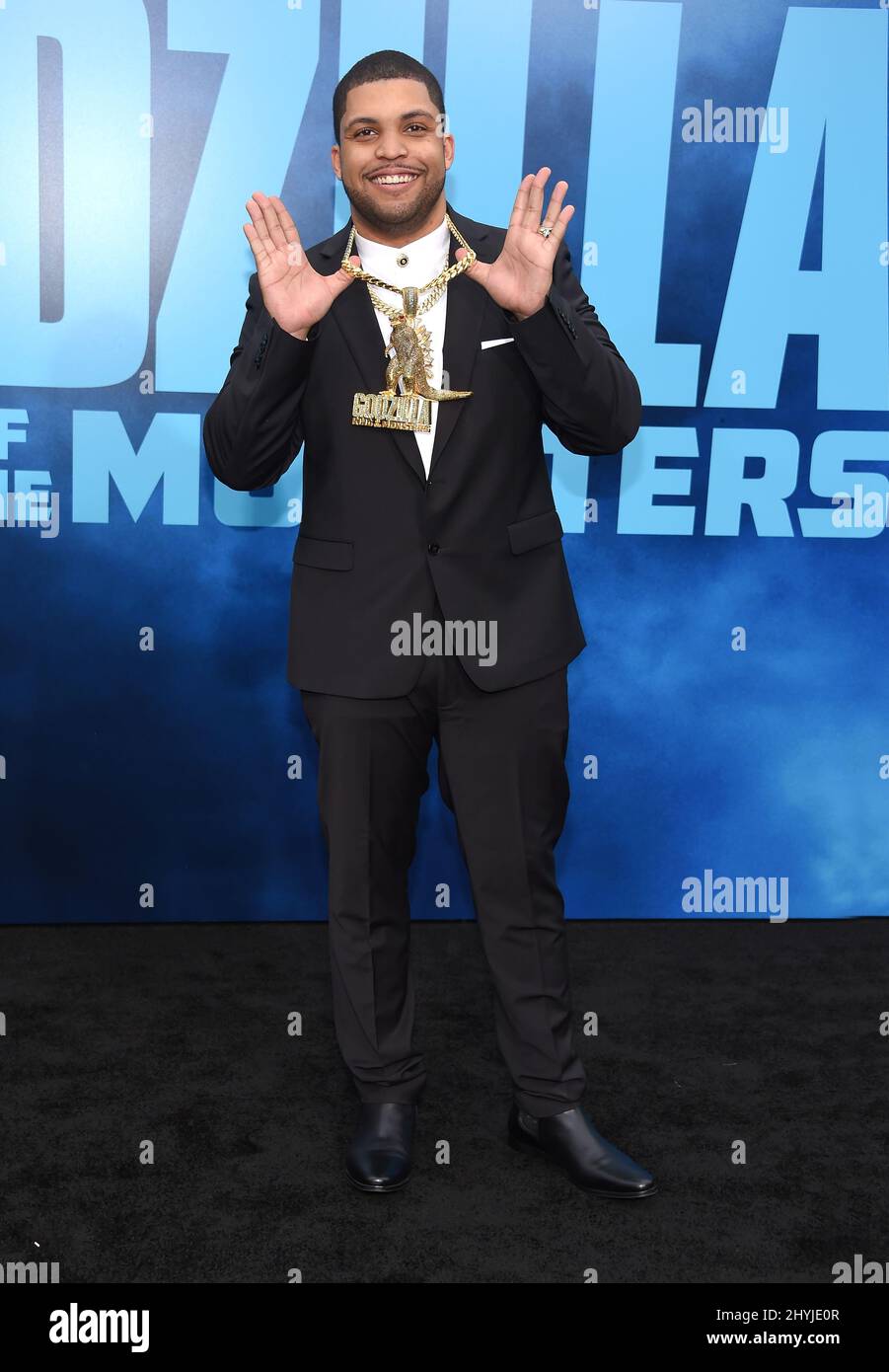 O'Shea Jackson Jr. arriving to the 'Godzilla: King of the Monsters ...