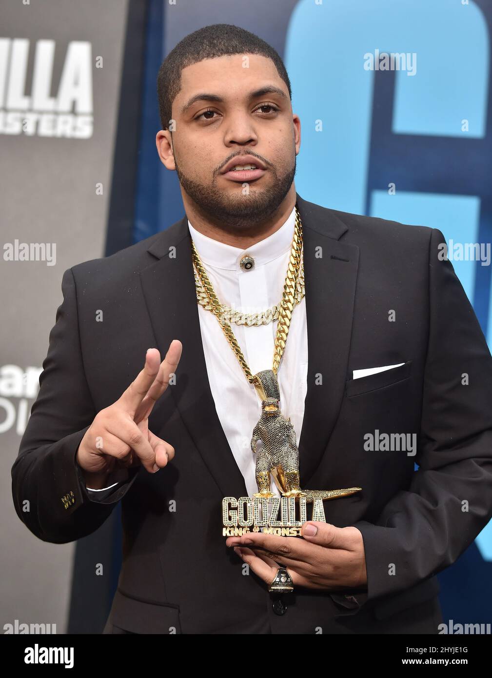 O'Shea Jackson Jr. arriving to the 'Godzilla: King of the Monsters ...