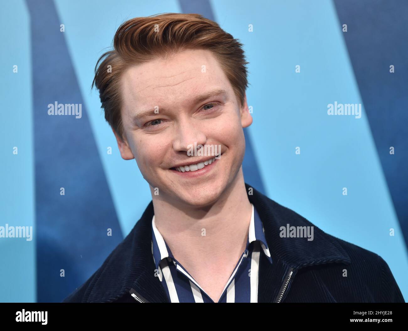 Calum Worthy arriving to the 'Godzilla: King of the Monsters' Stock ...