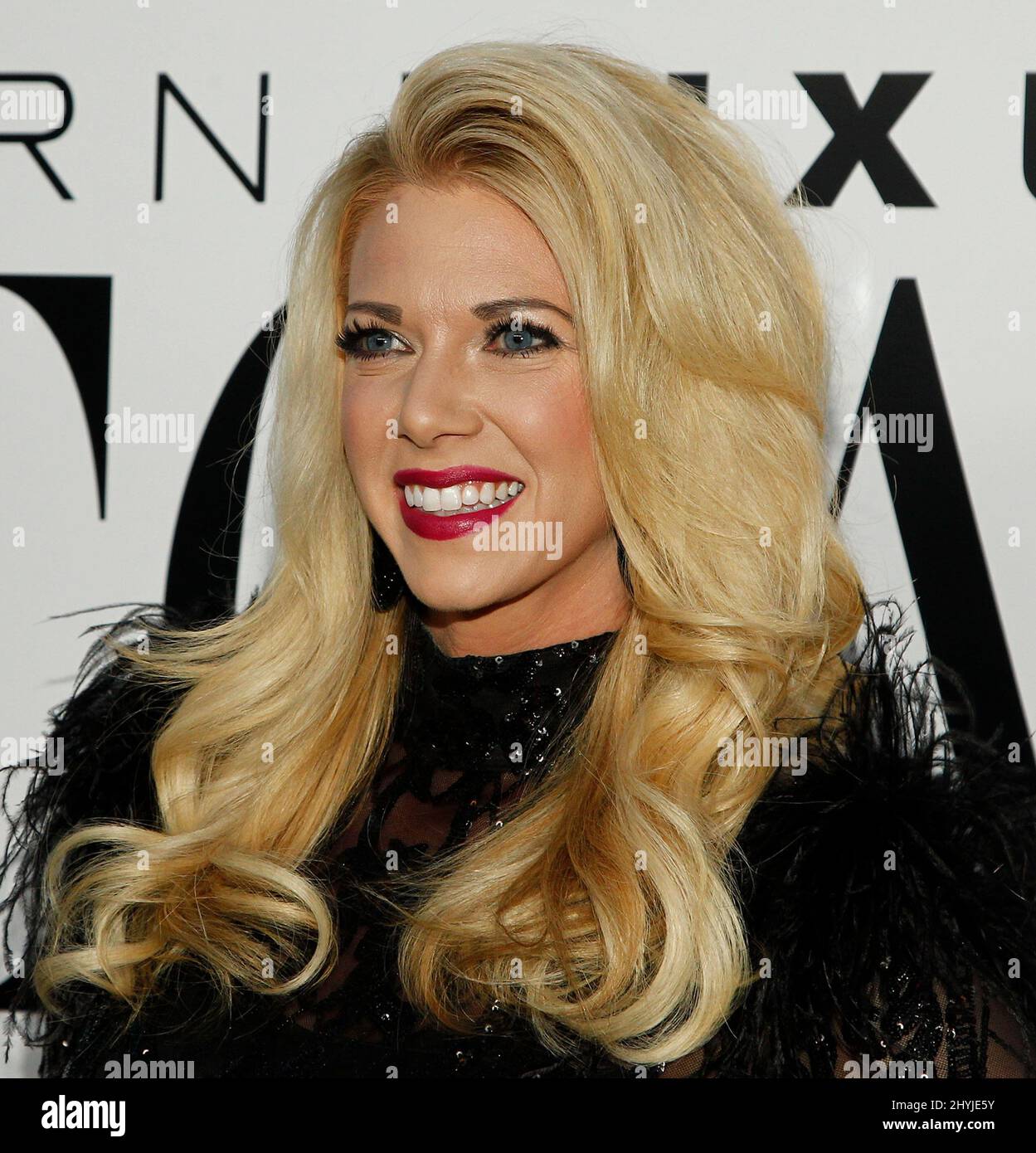 Aubrey Marunde arrives at the 16th Anniversary Party for VEGAS Magazine ...