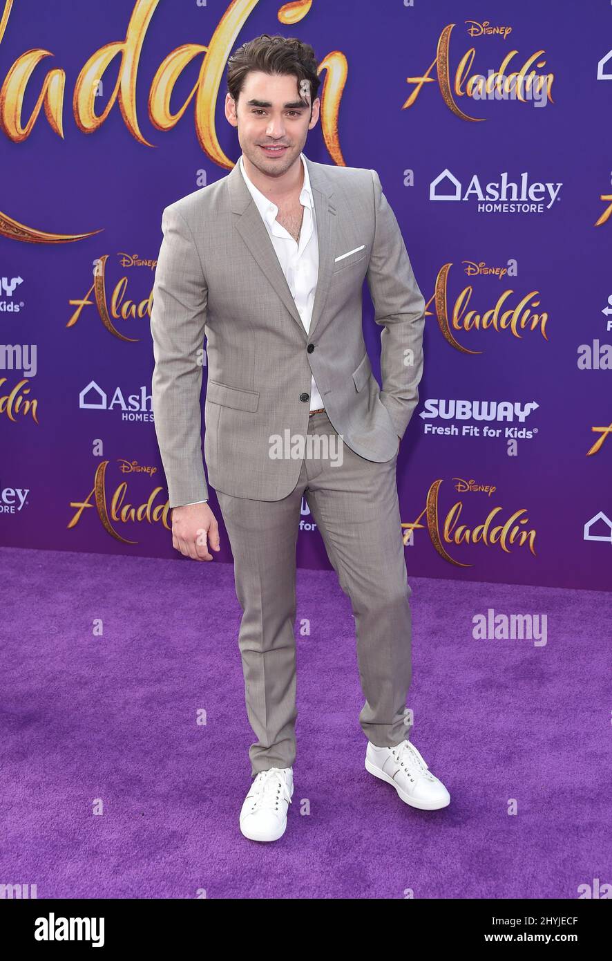 Alex Rich arriving to the 'Aladdin' World Premiere at El Capitan ...