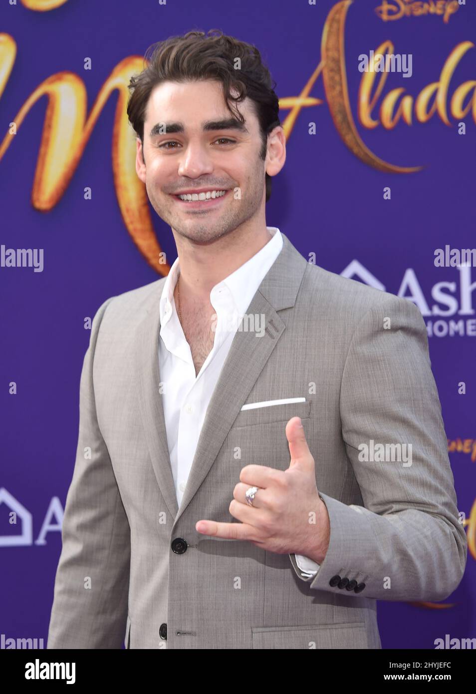 Alex Rich arriving to the 'Aladdin' World Premiere at El Capitan ...