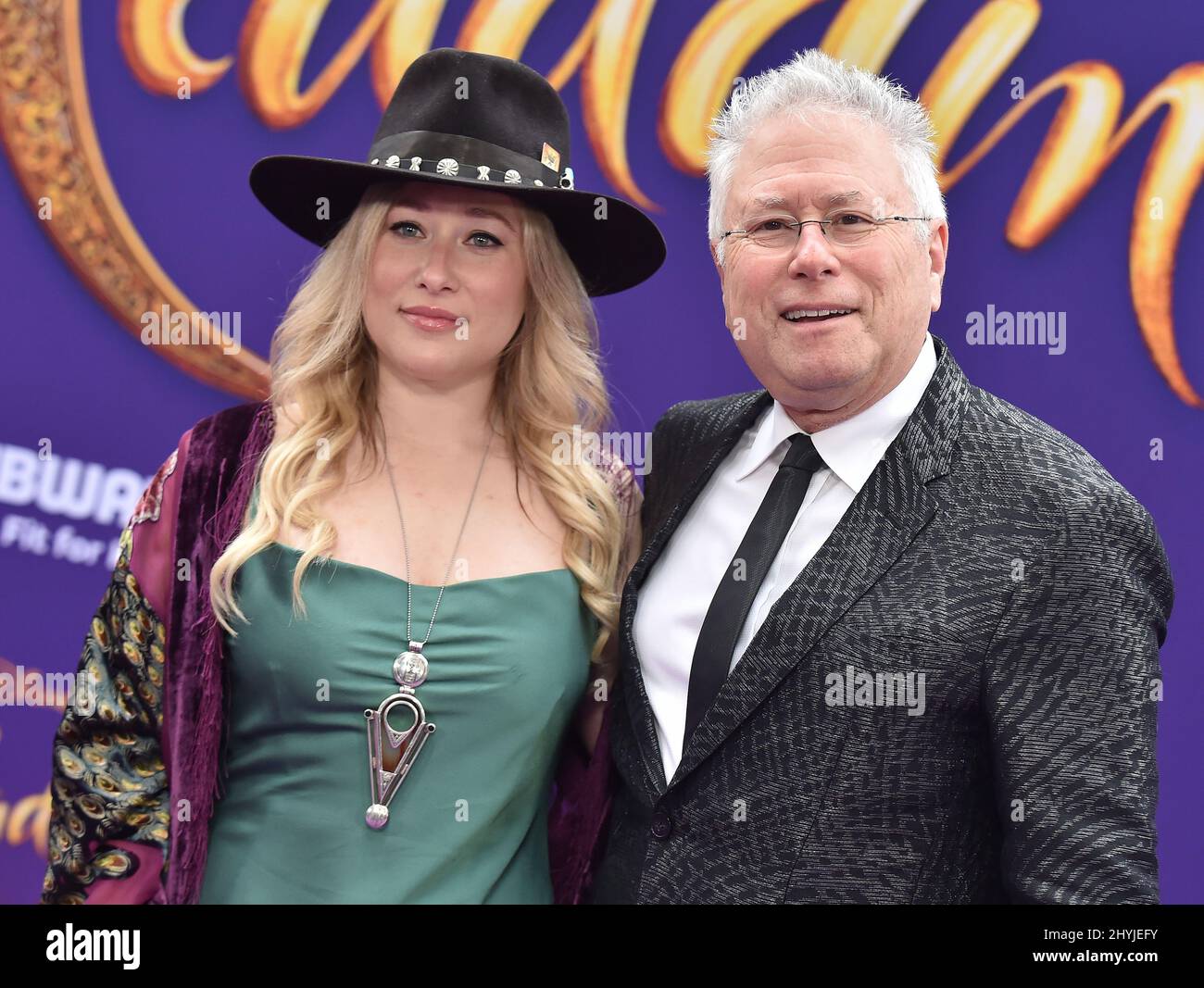 Anna Rose and Alan Menken arriving to the 'Aladdin' World Premiere at ...